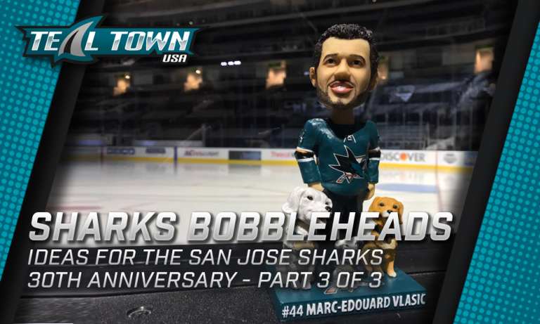 Bobbleheads Ideas For Sharks 30th Anniversary - part 3 of 3 - Teal Town USA