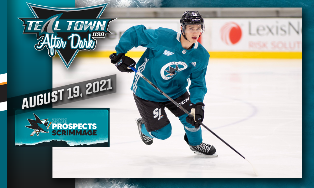 2021 San Jose Sharks Prospect Scrimmage - 8/19/2021 - Teal Town After ...