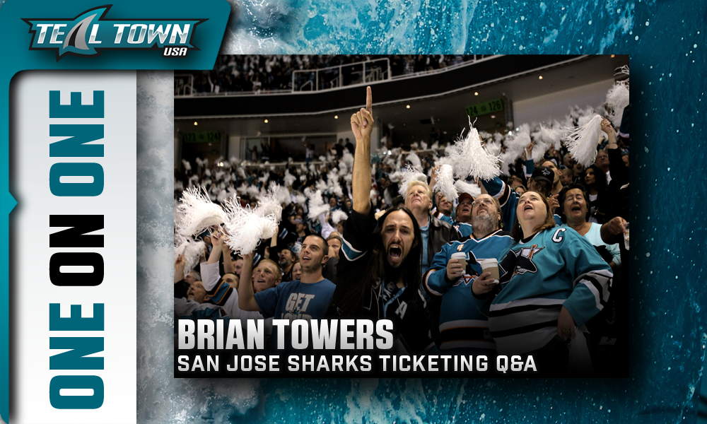 Q&A With Brian Towers - San Jose Sharks Ticketing - Teal Town USA