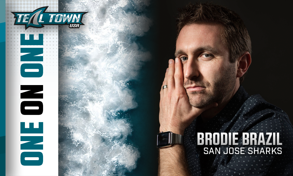 LIVE! One on One with Brodie Brazil - San Jose Sharks - Teal Town USA