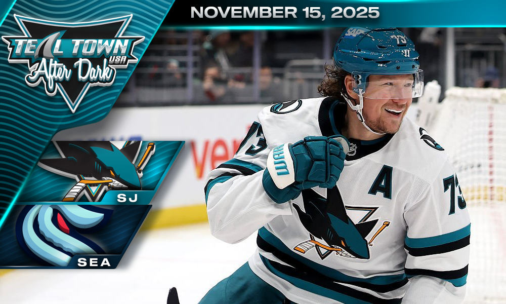 Sharks Struggle in Seattle, Fall to Kraken 4-1 - 11/15/2025 - Teal Town ...